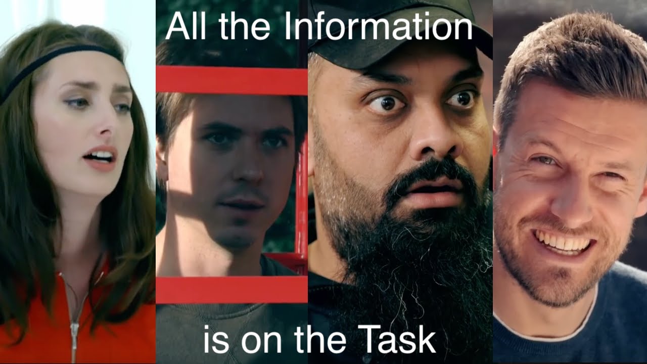 All the Information is on the Task - Speed Run | Breaking Down ...