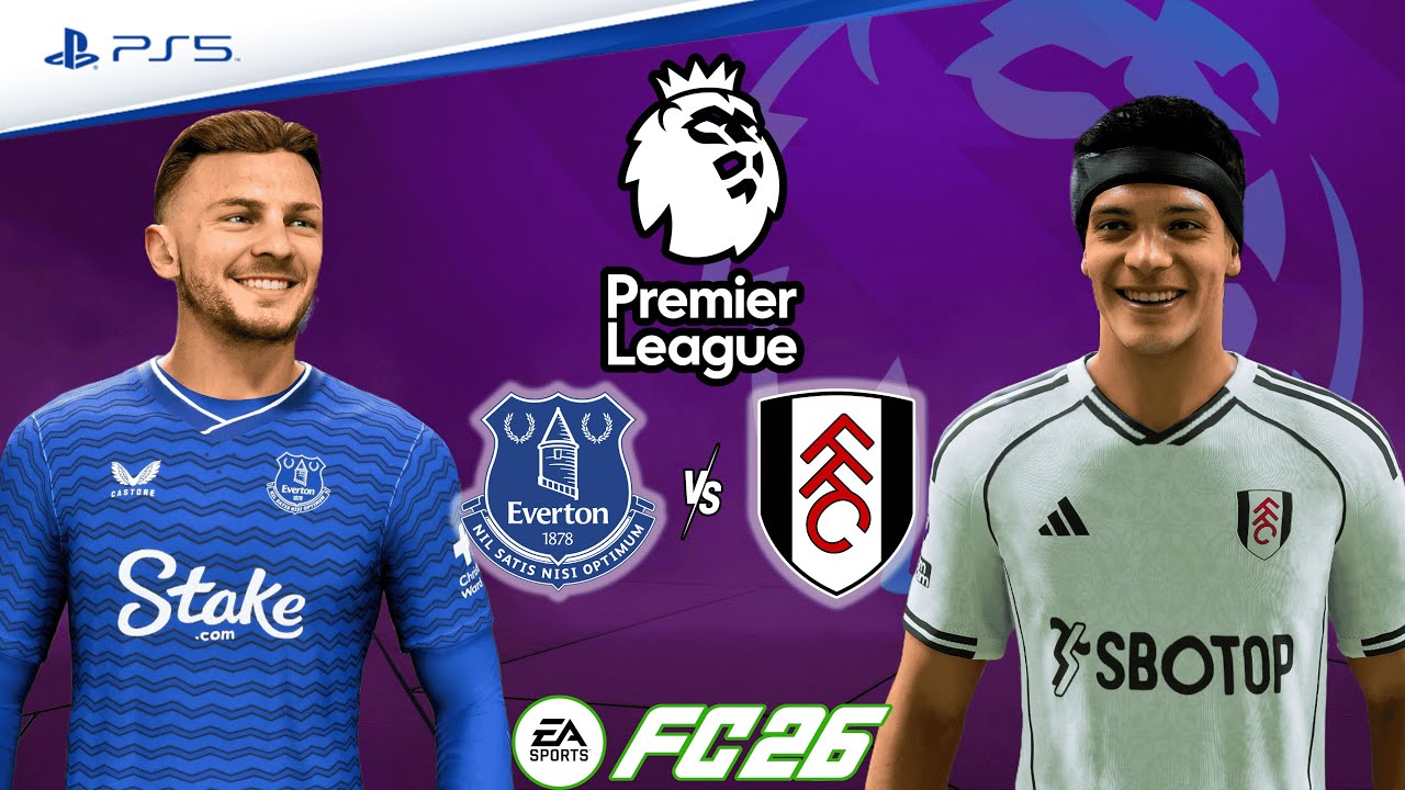 Everton vs. Fulham | Premier League 25/26 | Full Match | FC 26 - PS5 ...