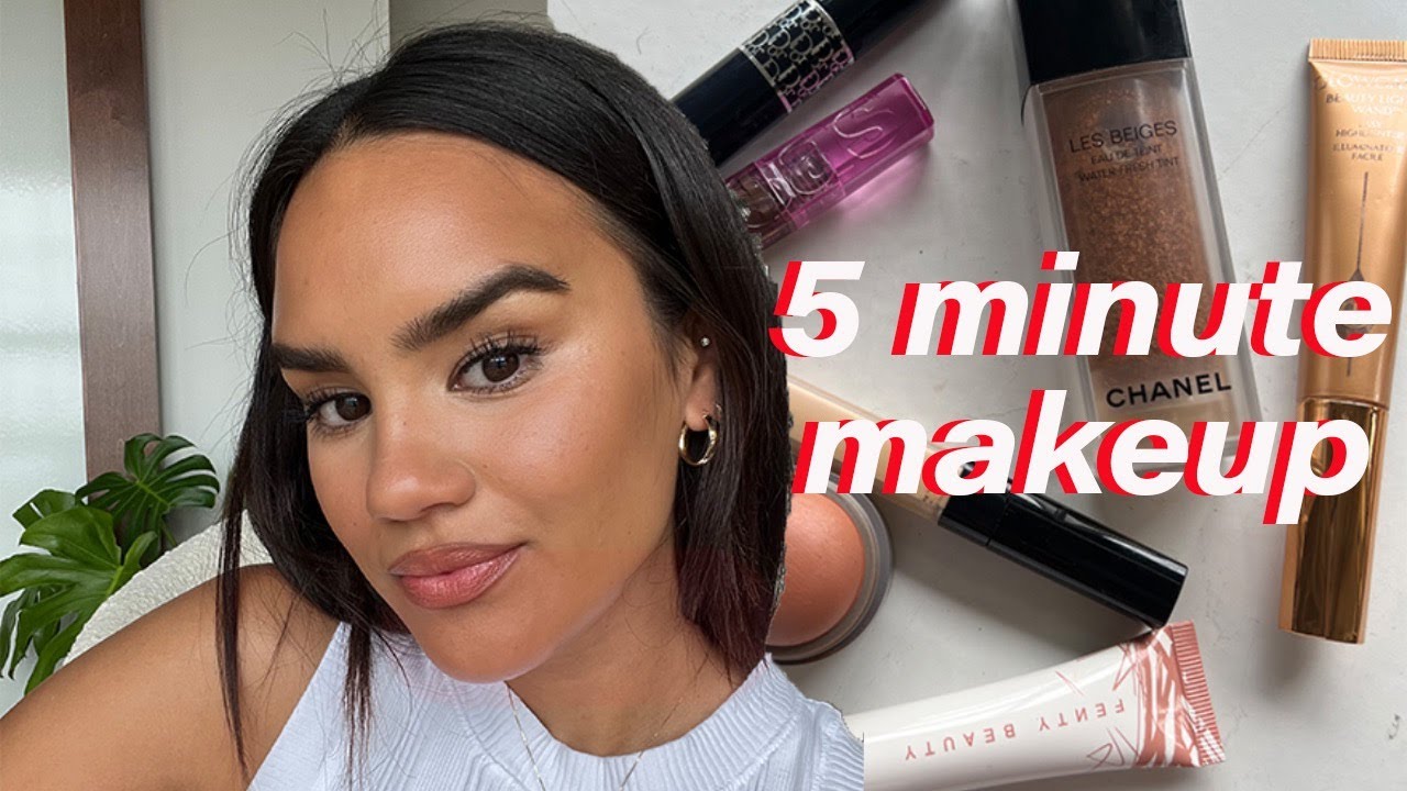 5 Minute Makeup Look (super easy) - YouTube