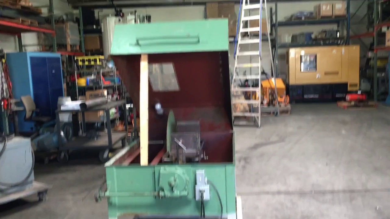 Large Industrial 24” Rock Slab Lapidary Saw 120V - YouTube
