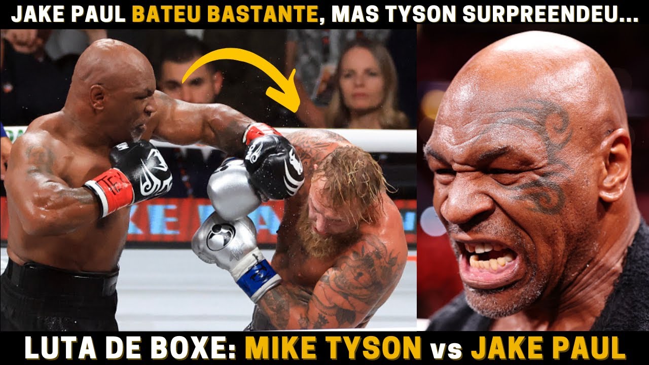 LUTA DE BOXE MIKE TYSON X JAKE PAUL: O ADEUS DA LENDA DO BOXE - YouTube