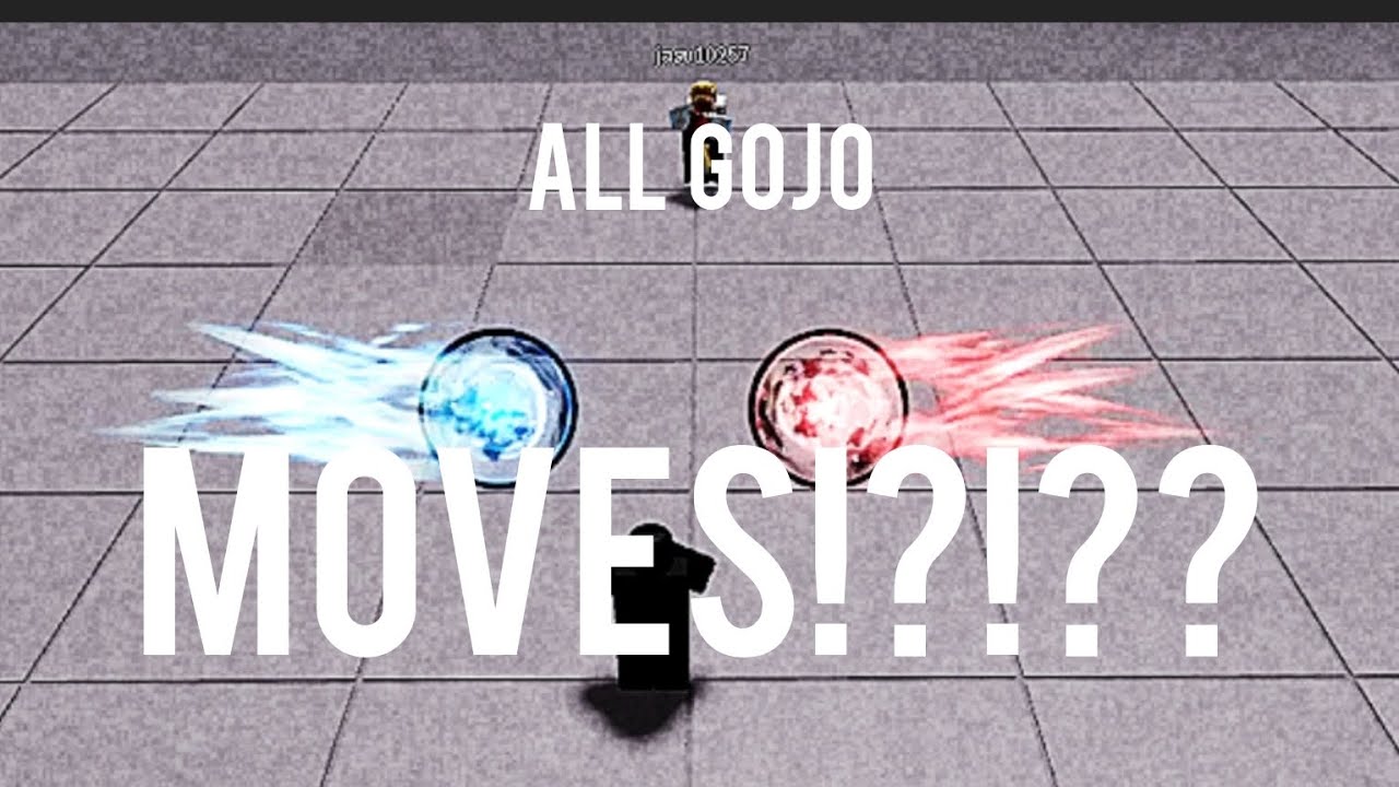 ALL GOJO MOVES!?!?? - YouTube