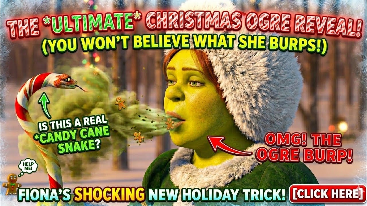 When Fiona Burps In A Snake's Presence (Shrek The Halls) 4K #shrek # ...