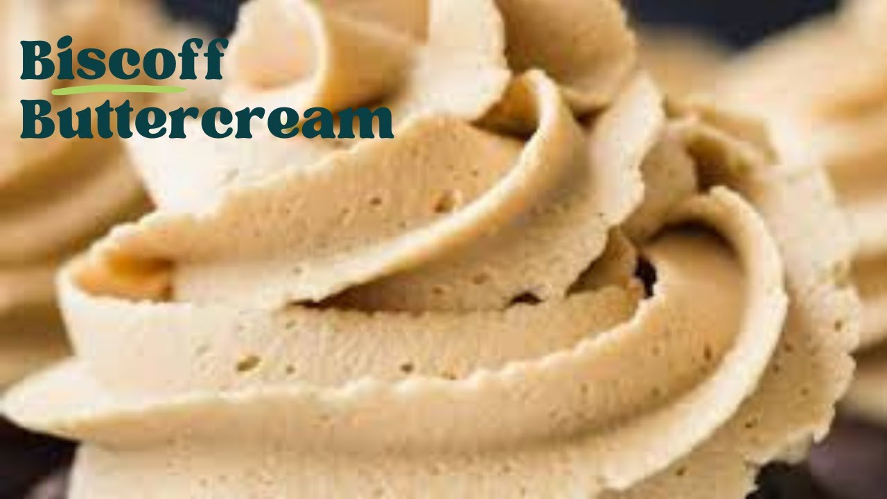 It takes less than 5 min to make this Biscoff Buttercream Frosting ...