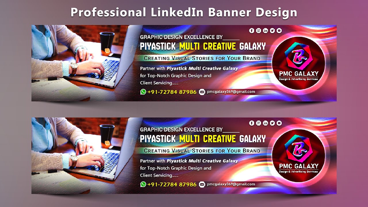 Professional LinkedIn Banner Header Design | Creative LinkedIn Banner ...