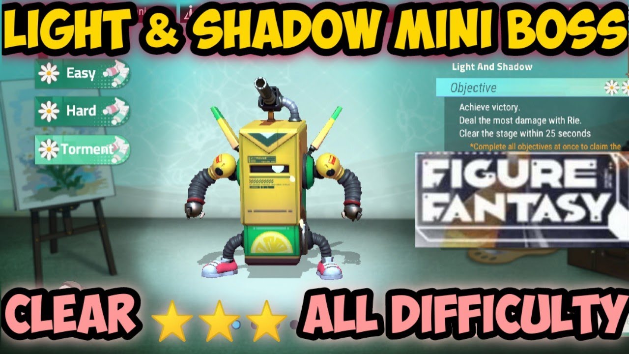 LIGHT AND SHADOW MINI BOSS ⭐⭐⭐CLEAR ALL DIFFICULTY - FIGURE FANTASY ...