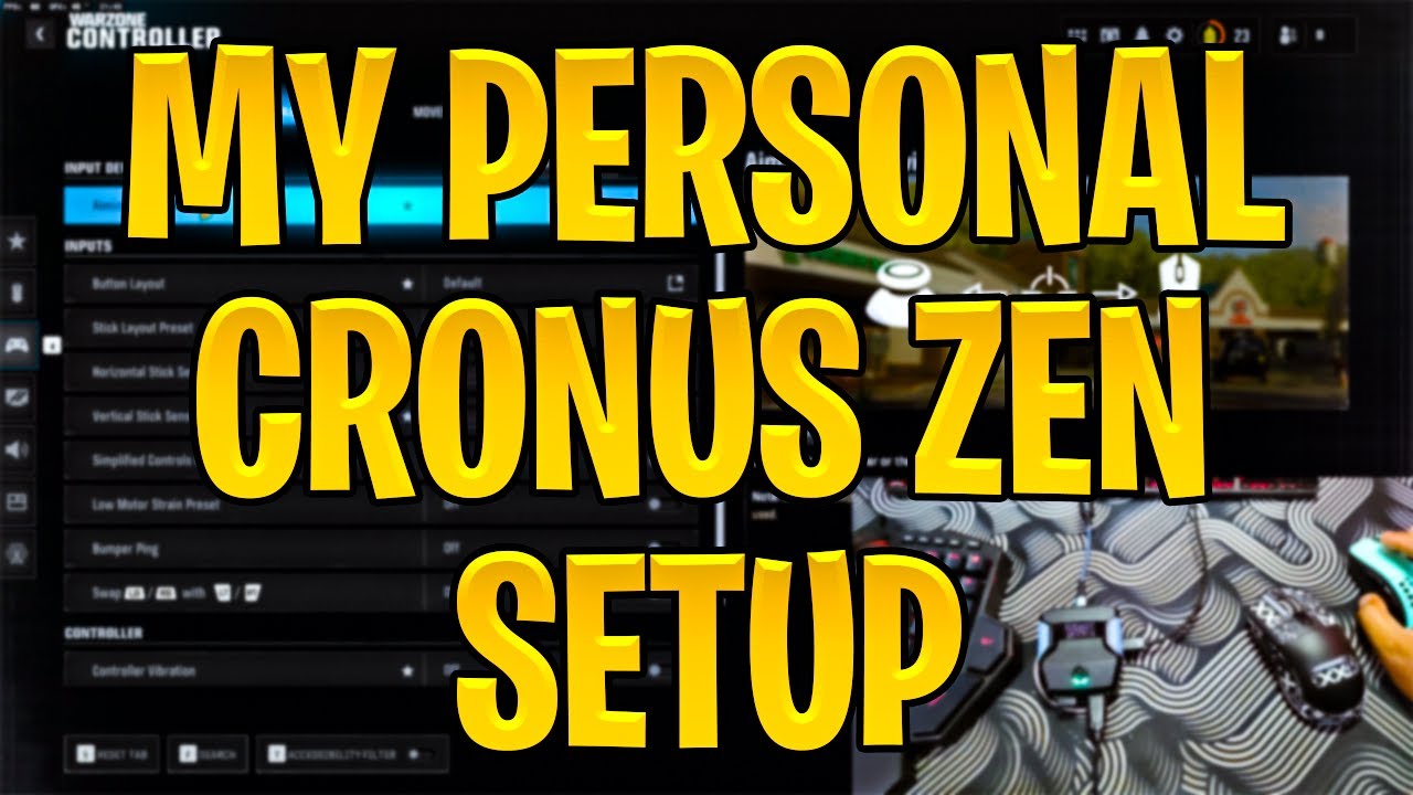 My Personal Settings On New Warzone - YouTube