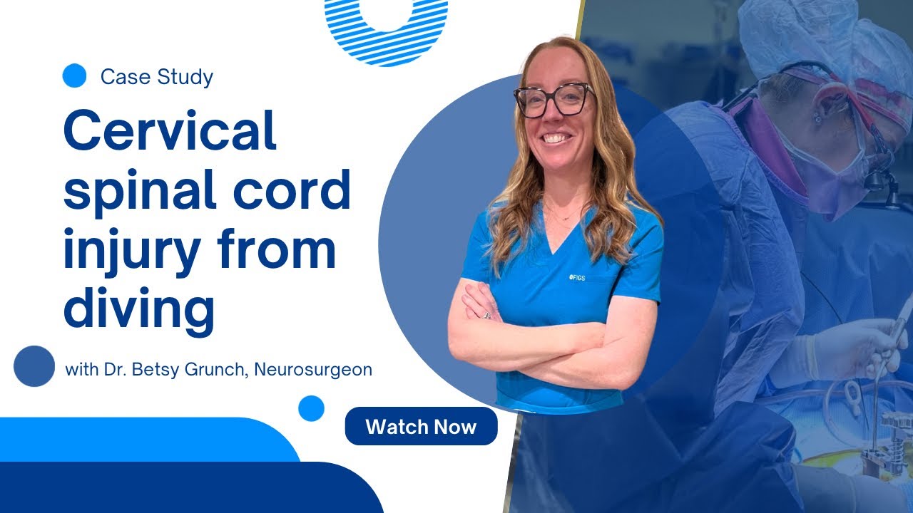 Case study 134 | Cervical spinal cord injury from diving resulting in ...