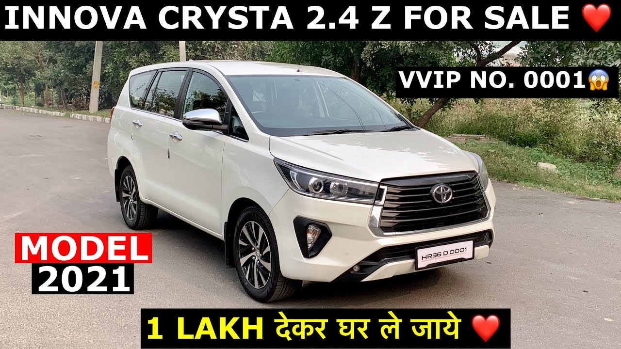Innova Crysta 2.4 Z ️ Second hand Innova Crysta | 2021 Model Innova ...