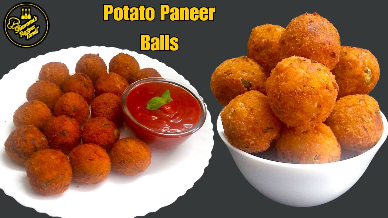 Potato Paneer Balls | Evening Snack Recipe | Kids Favourite Snacks ...