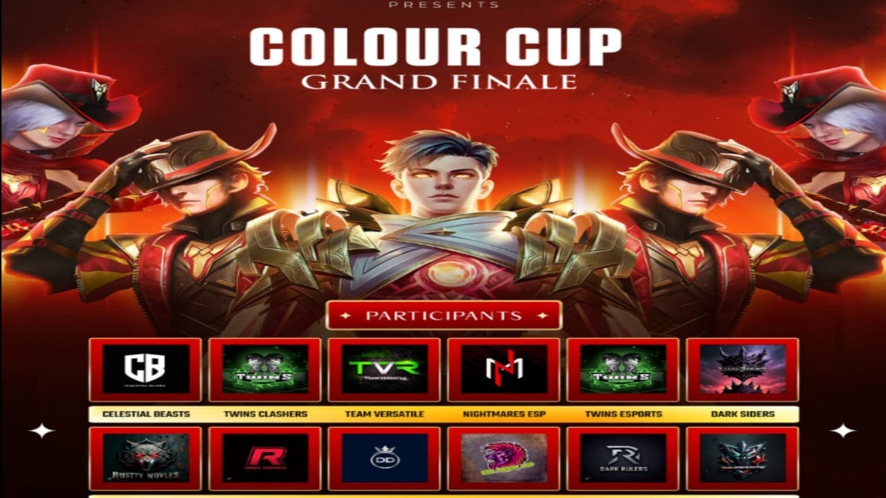 COLOUR CUP S1 || GRAND FINALS || COLOUR ESPORTS || TOURNAMENT - YouTube