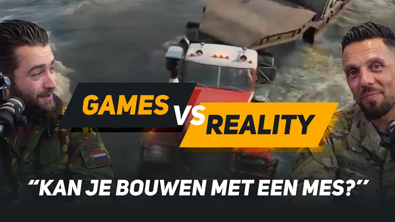Kan je bouwen met een mes? | Games vs. Reality | #3 - YouTube