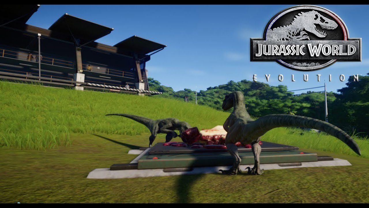 Jurassic World Evolution | OUR FIRST PACK OF RAPTORS! | Part 10 - YouTube