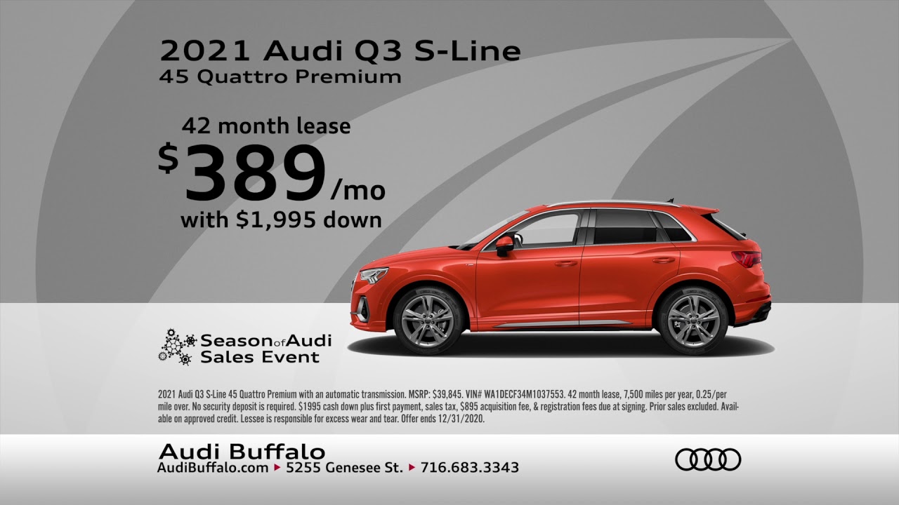 The Season of Audi Sales Event is on at Audi Buffalo! - YouTube