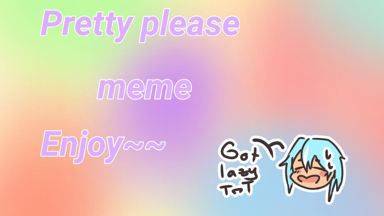 Pretty Please | Meme | Gacha Life || KineMaster - YouTube