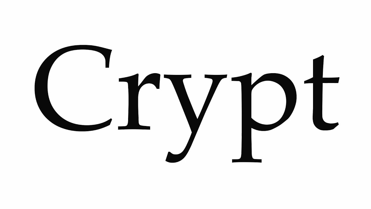 How to Pronounce Crypt - YouTube
