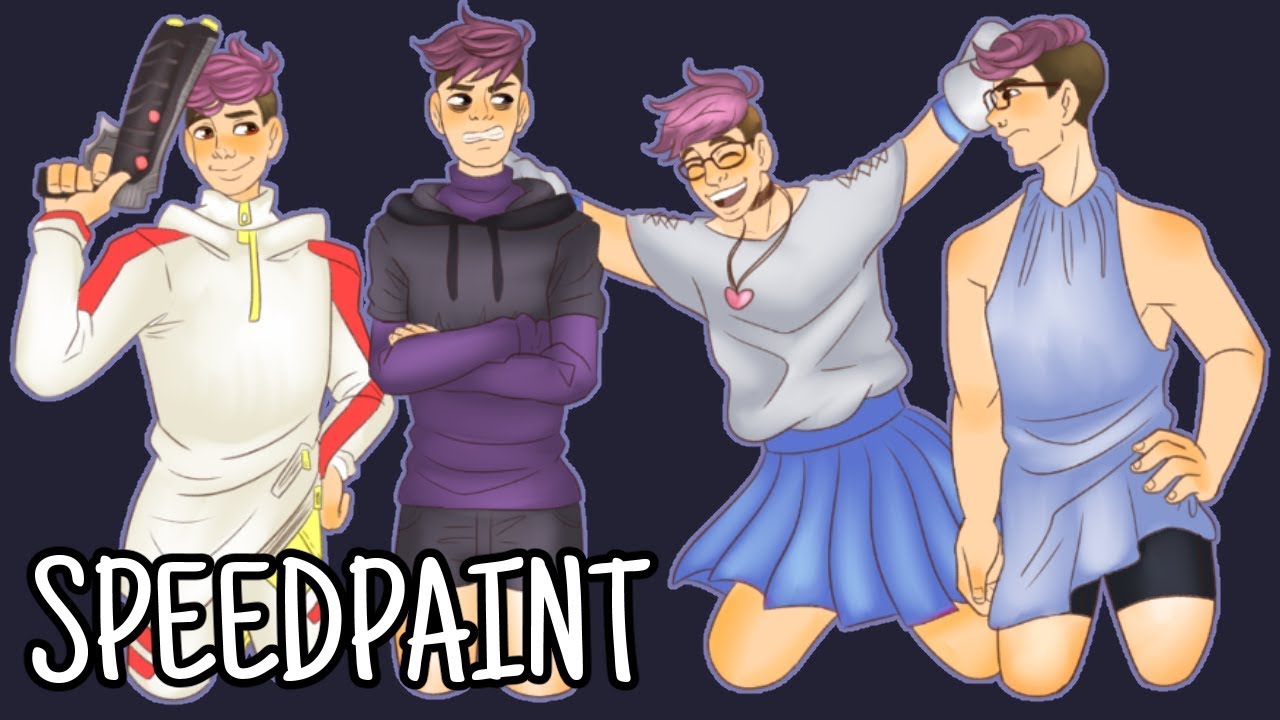 Sanders Sides Doodles || Speedpaint - YouTube