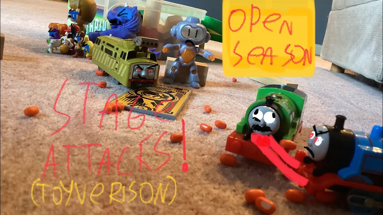 Open season stage attacks! (Toy verison) - YouTube