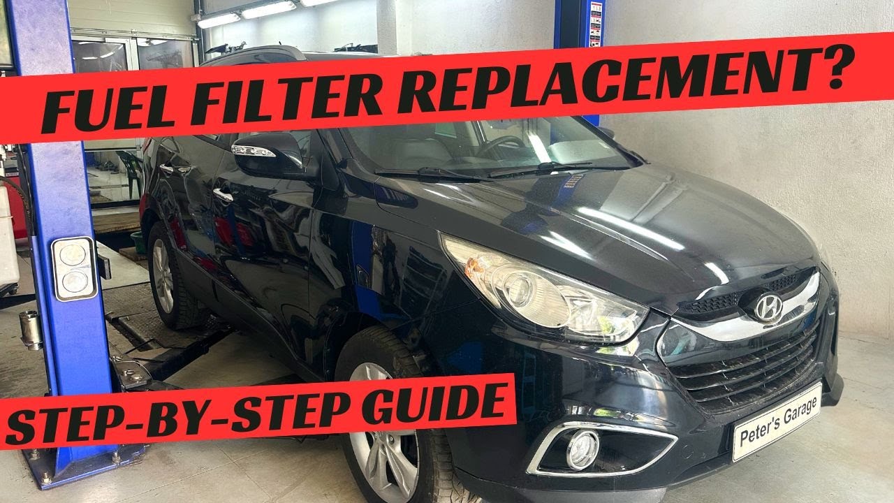Hyundai IX35 2.0 CRDI Fuel Filter replacement - YouTube