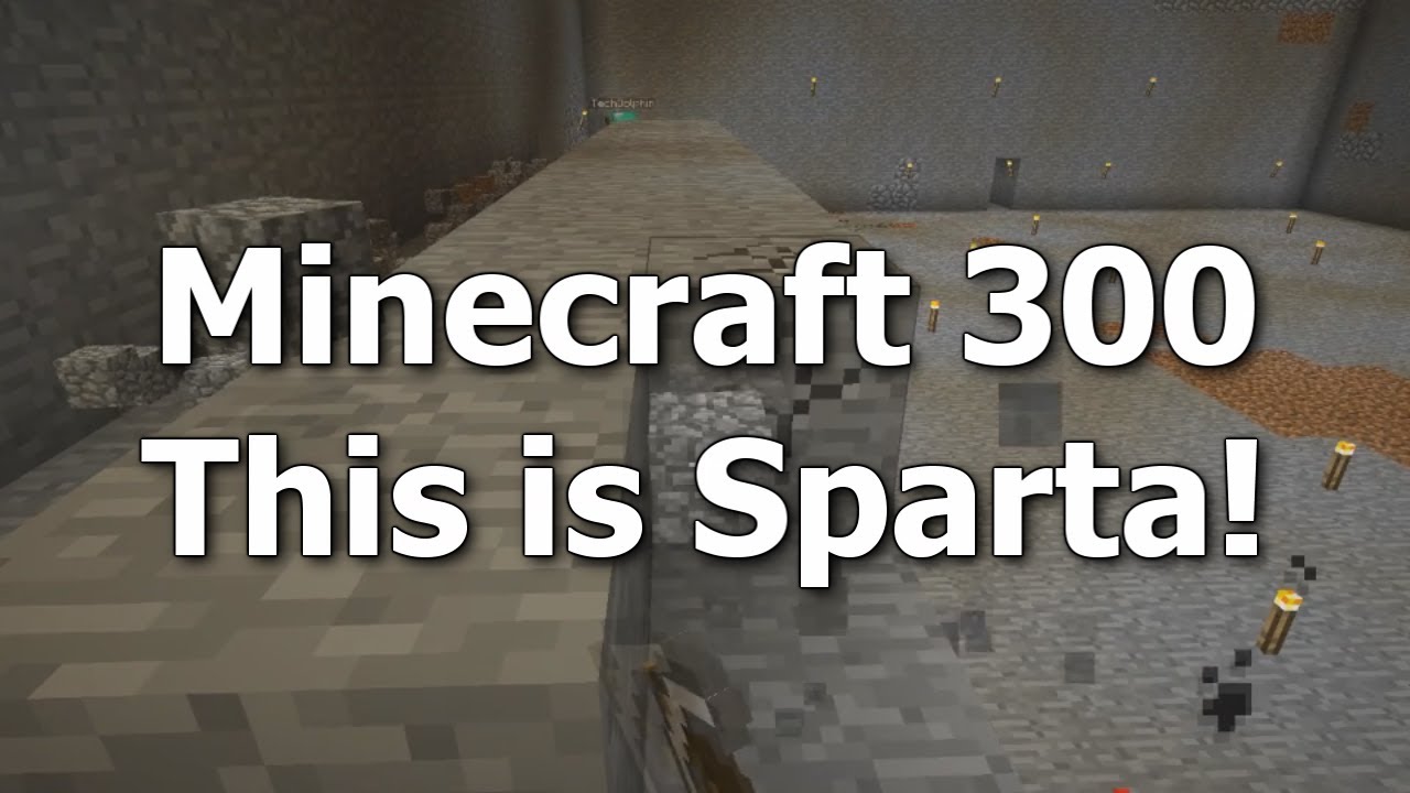 This is Sparta! [Minecraft 300] - YouTube