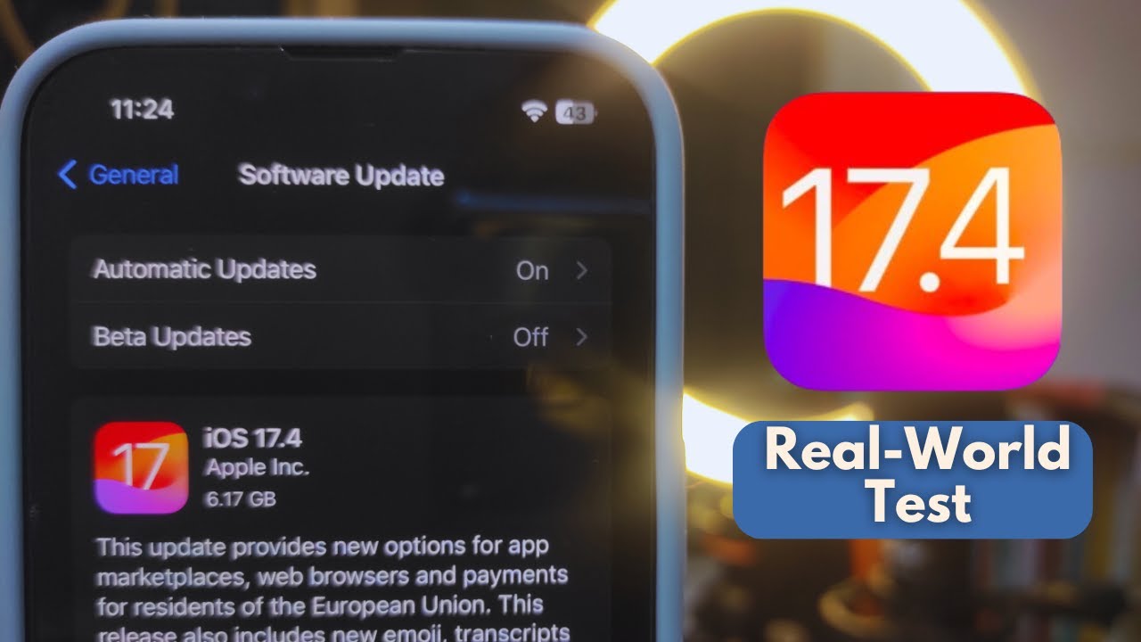 Real-World Test of iOS 17.4 - Battery Life Test (Day in the Life Review ...