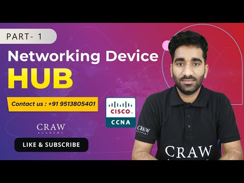 47. What is HUB | Hub in Networks | Physical layer devices | HUB Device | CCNA 200-301 | Part ...