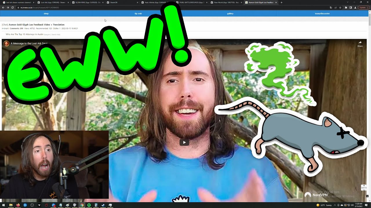 Asmongold's Dead rat alarm clock - YouTube