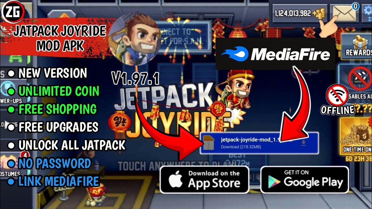 JATPACK JOYRIDE MOD APK V1.97.1 NEW VERSION 2025 UNLIMITED COIN ...