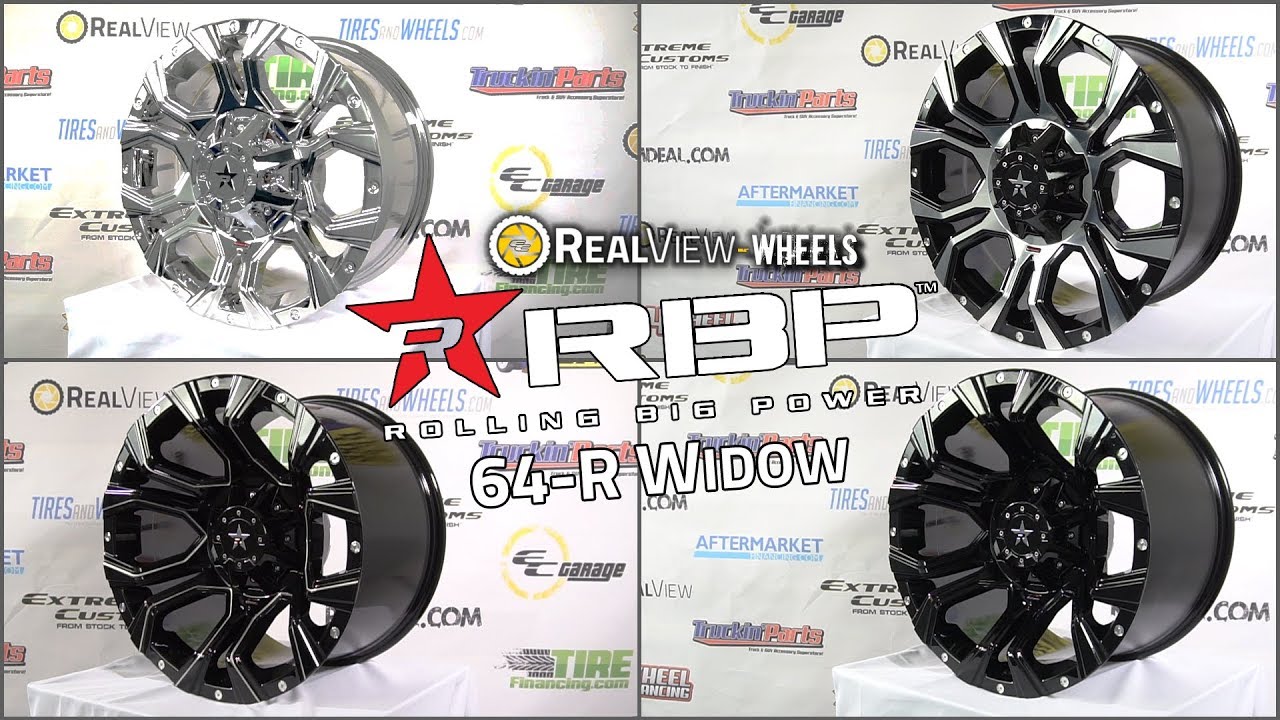 RealView - RBP 64-R Widow | PVD Chrome, Gloss Black, Machined Face ...