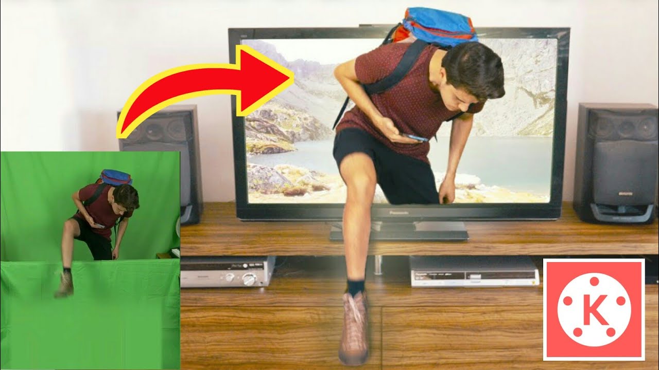 HOW TO COME OUT OF TV - KINEMASTER VFX Tutorial - YouTube