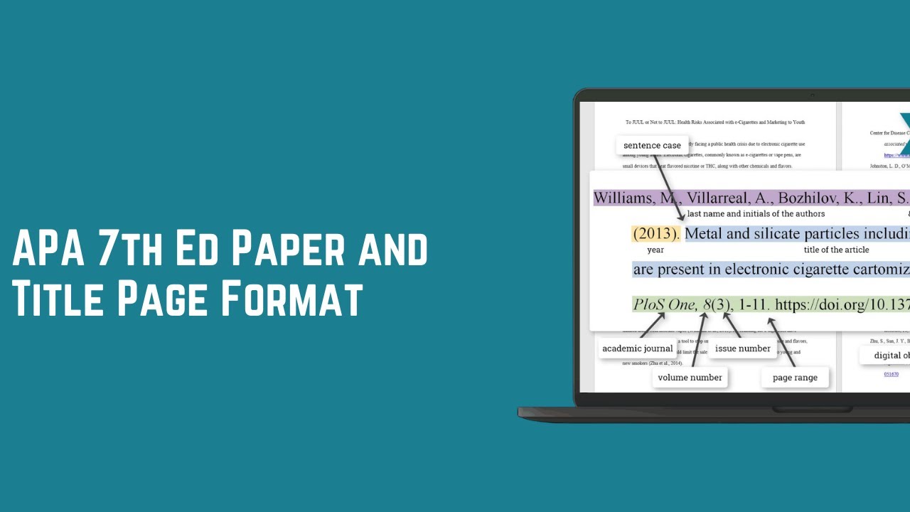 APA 7th Ed Paper and Title Page Format (2025 Guide Title Page, Abstract ...