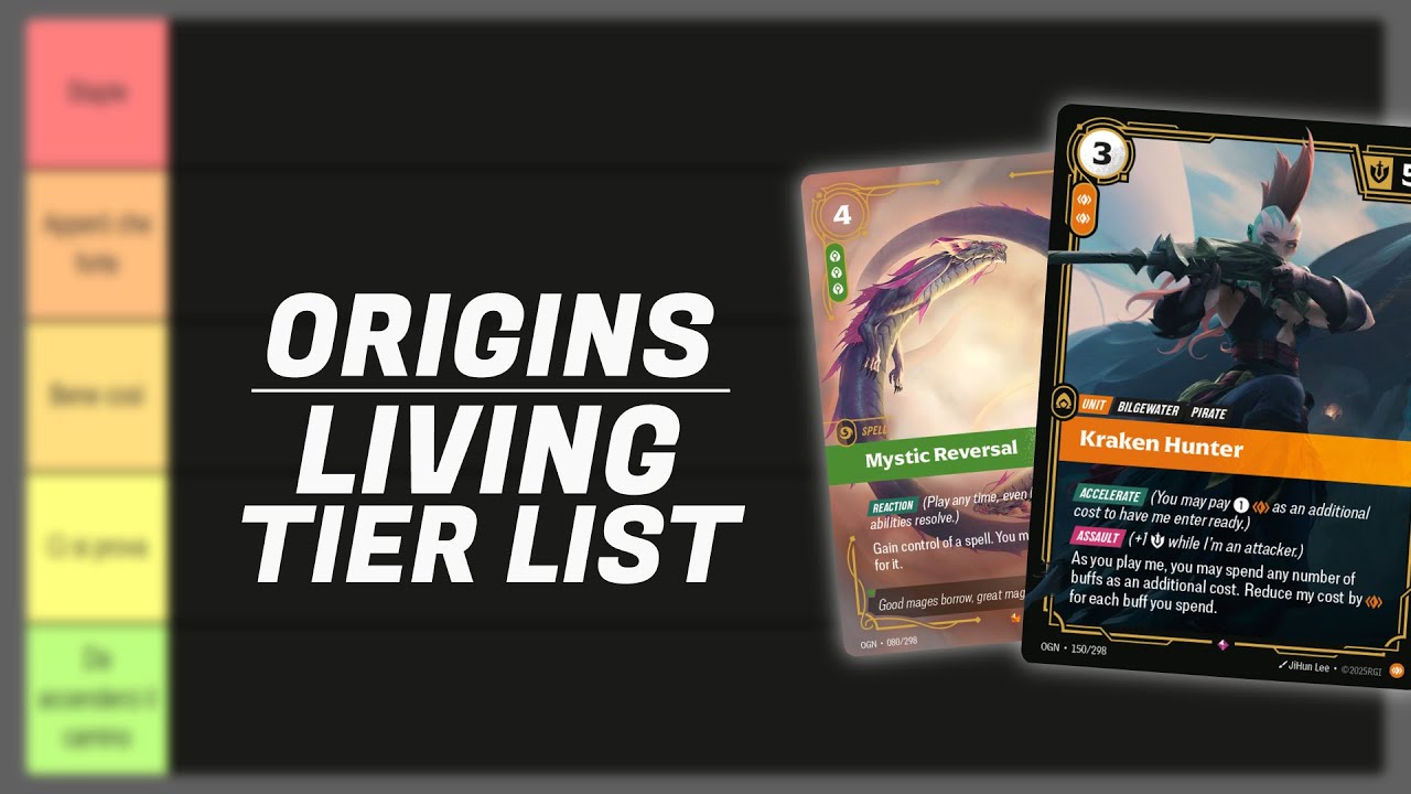 ULTIME CARTE E CONCLUSIONE TIER LIST | Riftbound Living Tier List - YouTube