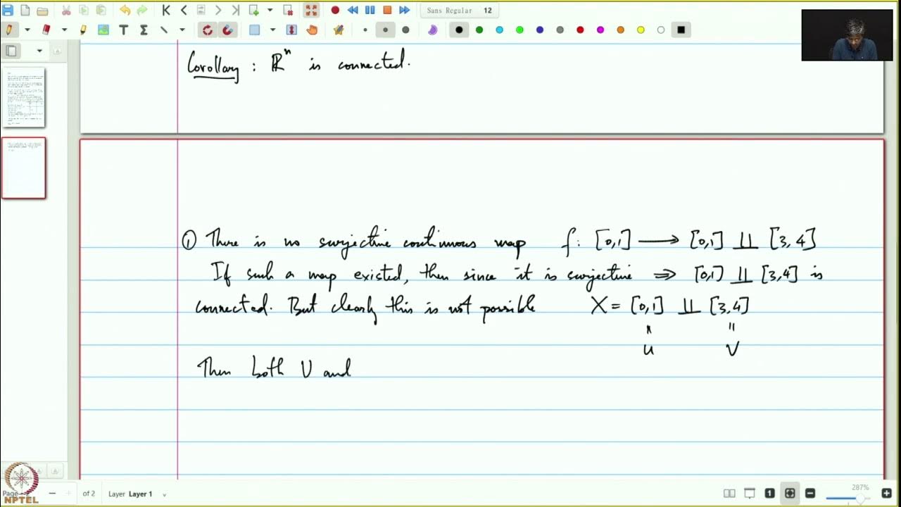 Lecture 17: Connectedness (continued) - YouTube