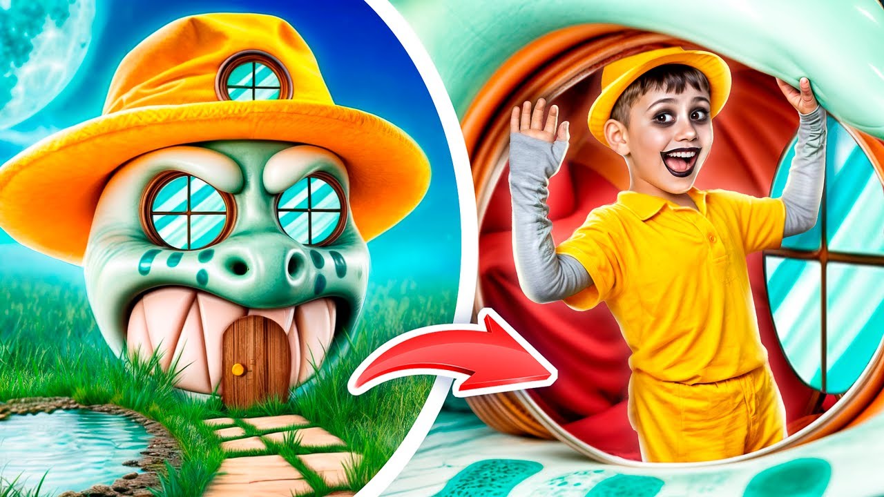 We Build a Tiny House in Zoonomaly! I Was Adopted by ZOOKEEPER - YouTube