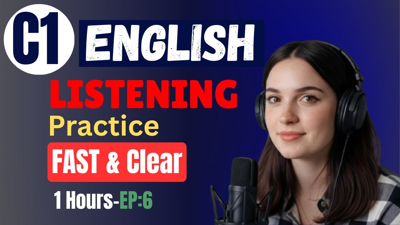C1 English Listening & Speaking Practice | Fix Mistakes Fast, Speak ...