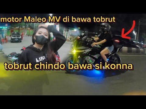 MOTOR MALEO MV DI BAWA SMA TOBRUT❗❗ SI KONNA DI AMBIL ALIH. #maleomv #tobrut #motovlog #dedekgemes