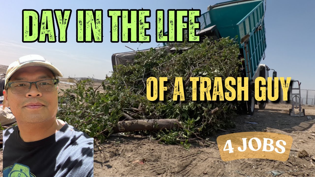 Ep. 204 | Junk Mission | Day in the life of a trash guy. Four jobs in ...