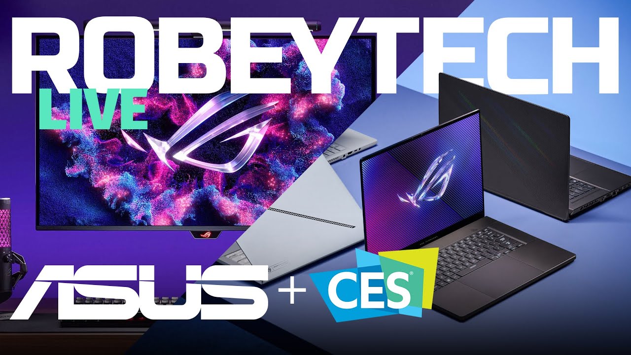 ASUS and ASUS ROG Live at CES (Booth Tour and Product Overview) - YouTube