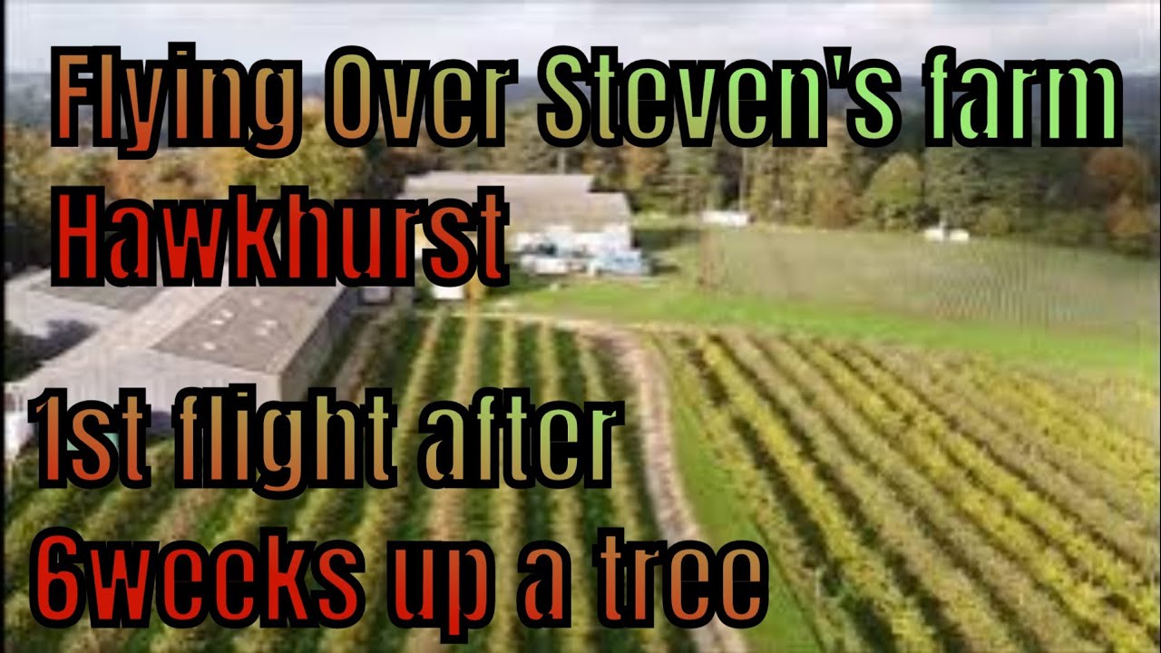 Flying over Stevens farm Autumn 2022 - YouTube