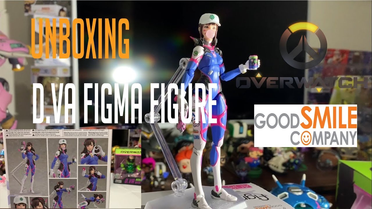 Overwatch D.va Figma Figure Unboxing - YouTube