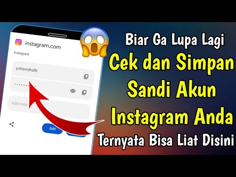 Cara Melihat Sandi IG Kita Sendiri - YouTube