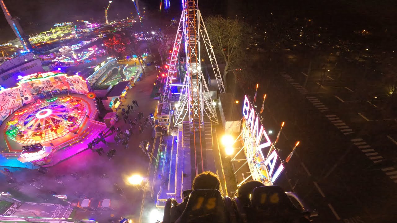 Banzai (Bonneau) Back Car Night Time On Ride Foire Aux Plaisirs de ...