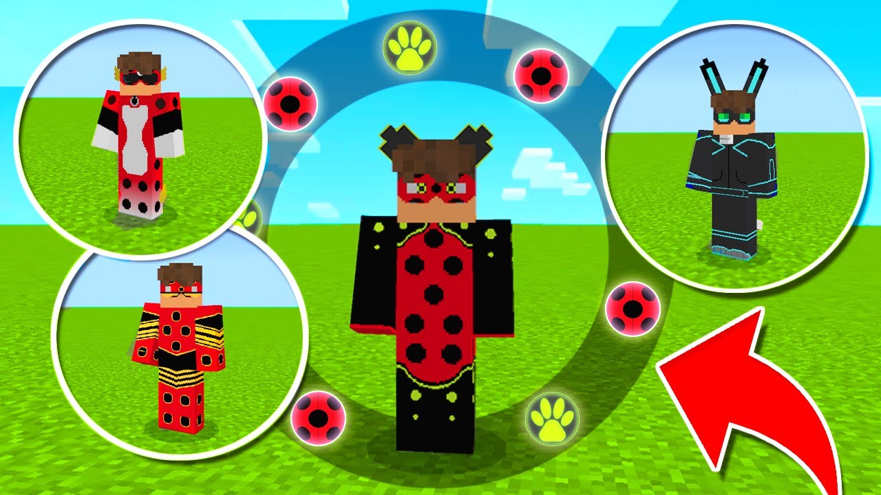 NOVO ADDONS MOD DE MIRACULOUS QUE ADICIONA TODAS AS FUSÕES no Minecraft ...