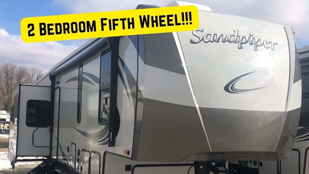 All New 2022 Sandpiper 3660MB Mid-Bunk Fifth Wheel - YouTube