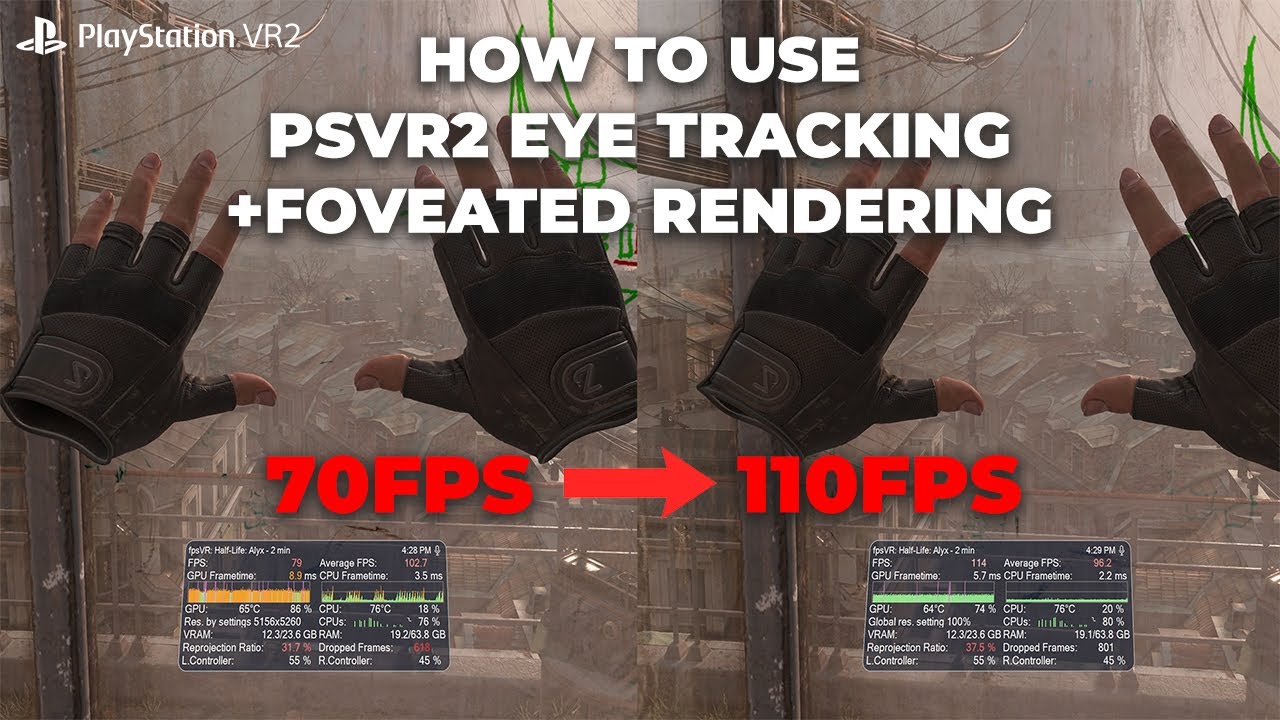 How to use PSVR2 Eye Tracking + Dynamic Foveated Rendering / Quad Views ...