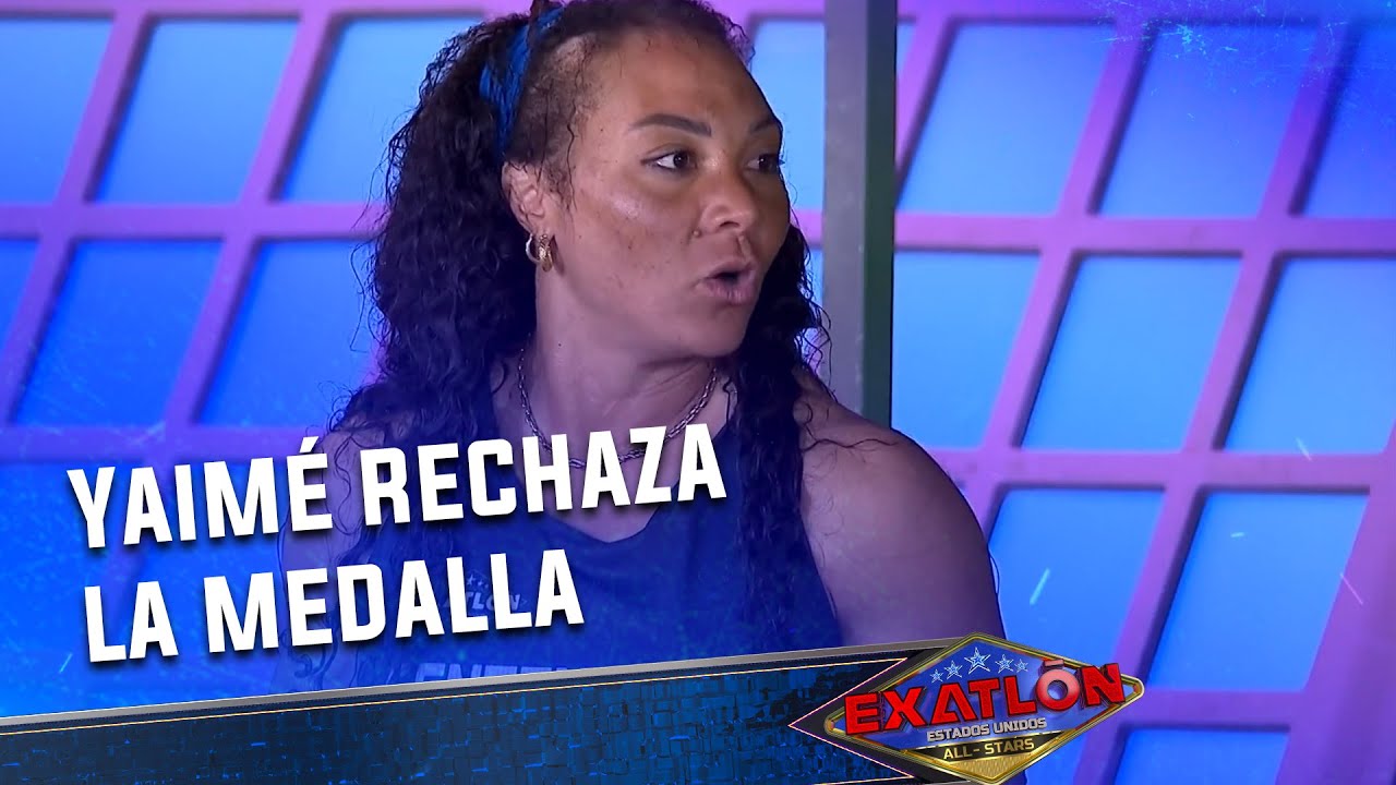 Yaimé rechaza la medalla que podría salvarla I Capitulo 28 I Exatlón EEUU #9 All Stars - YouTube