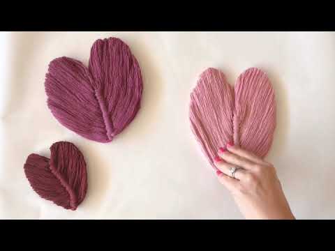 How to create a Macrame heart / part two - YouTube