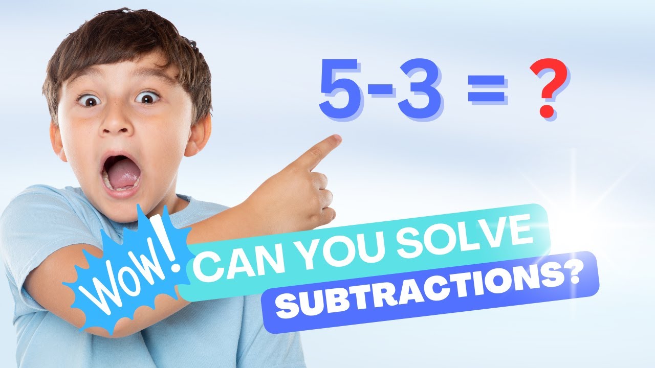 Subtraction For Kids | Pre-K, Kindergarten and Grade I - Fun With Maths ...