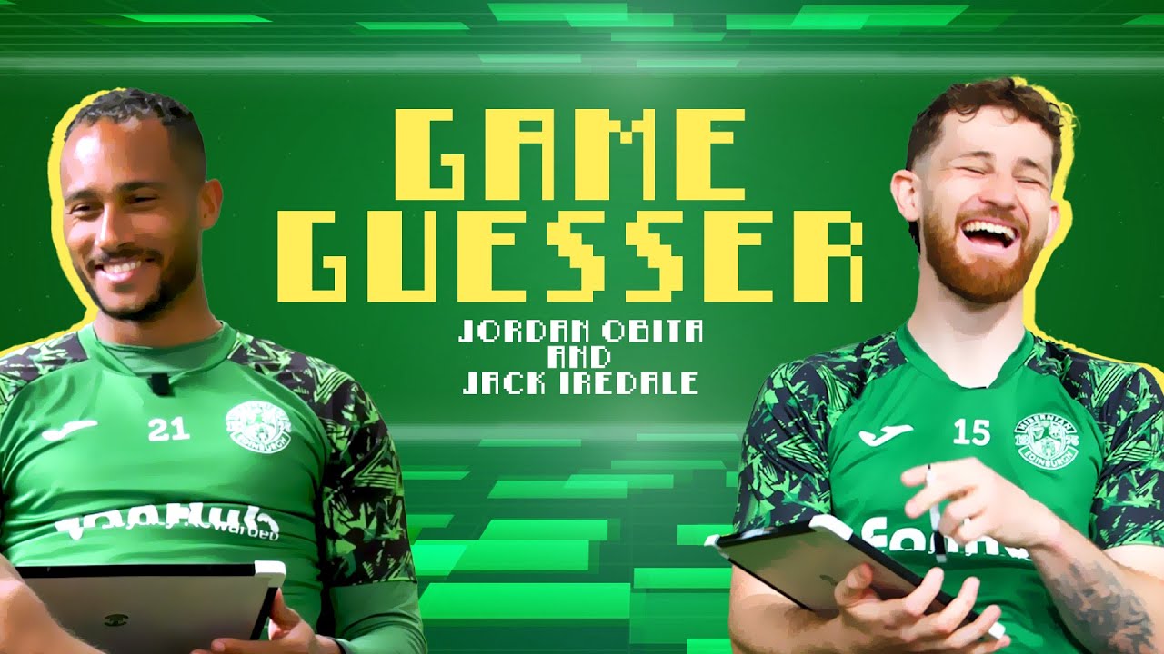Game Guesser | Jordan Obita & Jack Iredale | Hibernian FC - YouTube