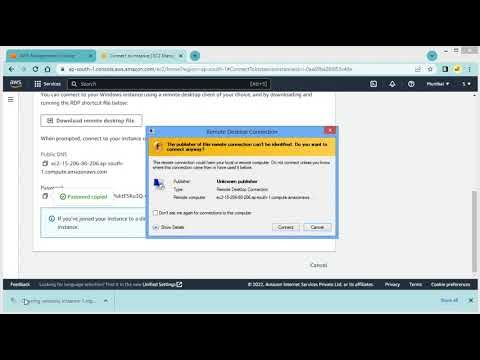 launch windows ec2 instance - YouTube